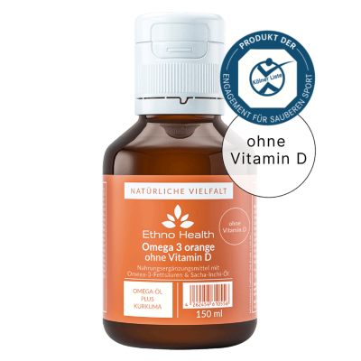 Omega 3 orange (without vitamin D), 150 ml by Ethno Health - EnergyVital